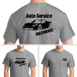 Auto Service Mechanic T-Shirt: Standard Uniform | TshirtbyDesign.om