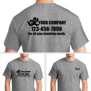 Plumbing Company Shirts: Personalized Uniforms | TshirtByDesign.com