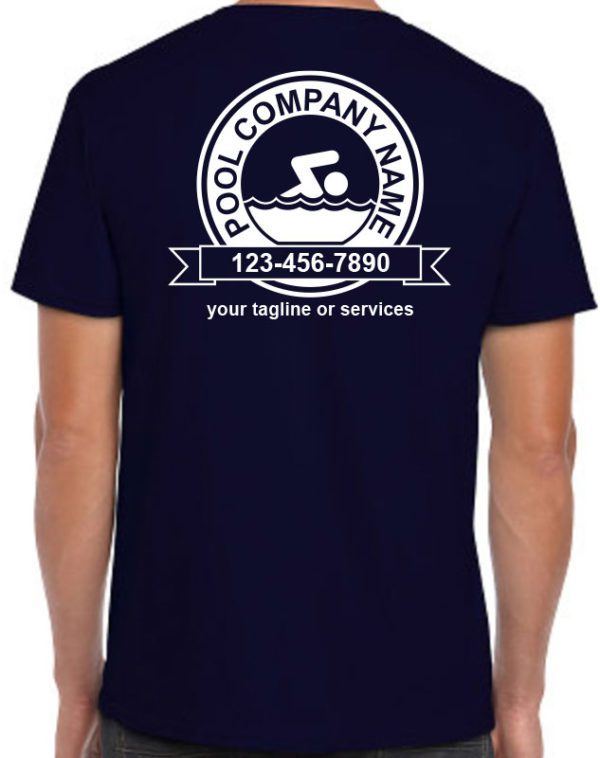 Custom Printed Pool Company Uniform | TshirtbyDesign.com
