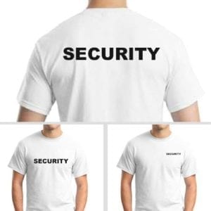 Security shirts - Available in 8 colors | TshirtByDesign.com