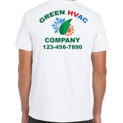 Green Energy HVAC Uniform - Full Color HVAC Shirt | TshirtbyDesign.com