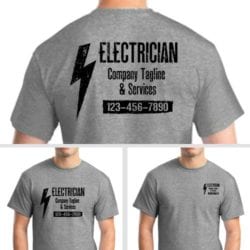 Personalized Electrician Uniforms | TshirtByDesign.com