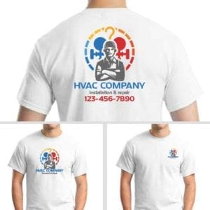 Professionally Designed HVAC Uniform Shirts