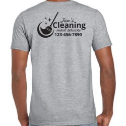 Custom Cleaning Service Crew Work Shirts | TshirtByDesign USA