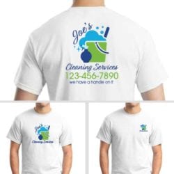 Custom Printed Cleaning Uniforms | TshirtbyDesign.com
