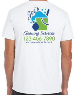 Cleaning Supplies Custom Shirts - Custom Printed Work Shirts