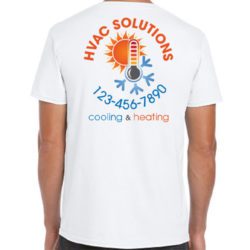 HVAC Uniforms with Temp Logo: Custom Printed Work Shirts