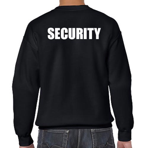 Security Sweatshirts: Standard Security Uniforms. Concert Security Shirts