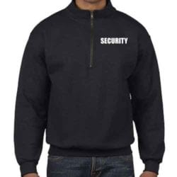 Standard Security Sweatshirts with Quarter Zip | TshirtbyDesign