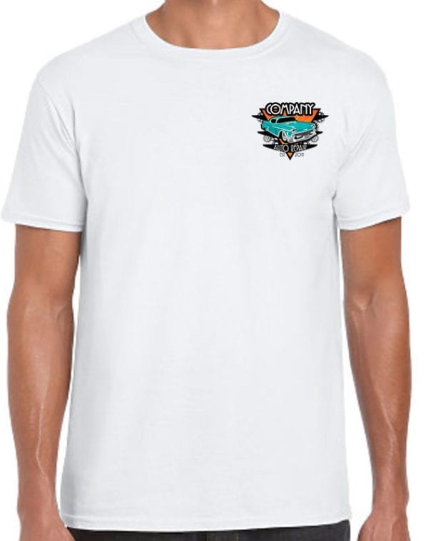 Retro Automotive Repair Uniform: Custom Work Shirt