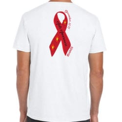 Aids Awareness Ribbon Shirts: T-shirts for a Cause | TshirtbyDesign.com