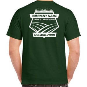 Landscaping Stripe Lawn Uniforms | TshirtbyDesign.com