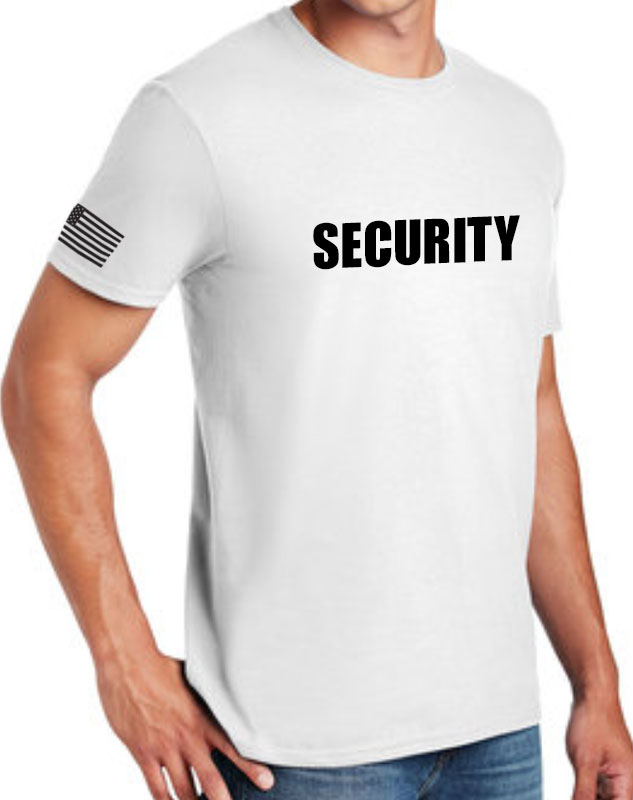 Security Shirts with American Flag
