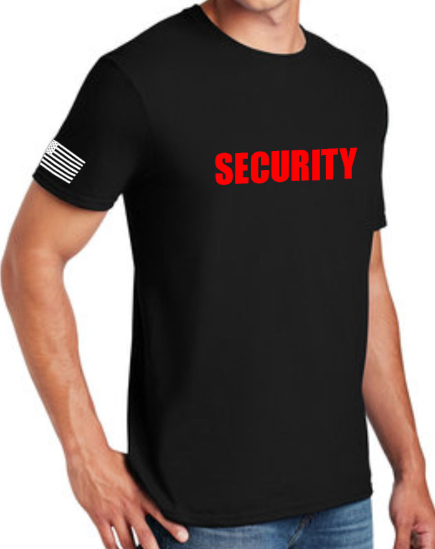 Security Shirts with American Flag