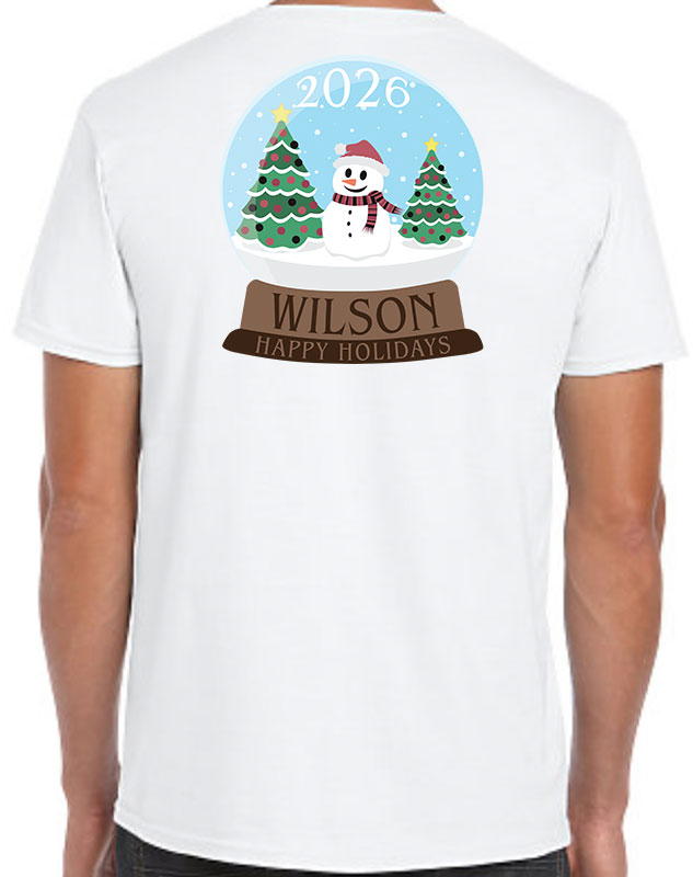 Family Holiday Snow Globe Shirts | TshirtbyDesign.com