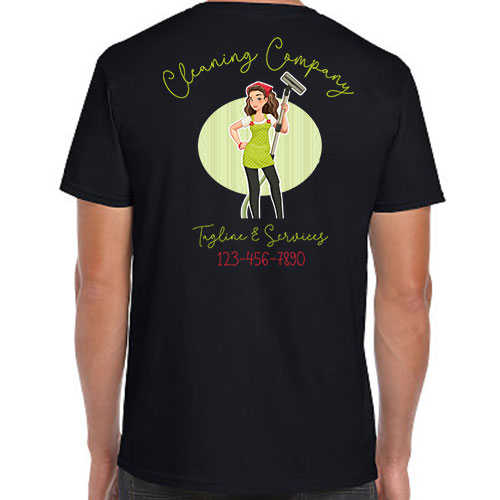 Maid Cleaning Service Uniforms - 3 Color Choices | TshirtbyDesign.com