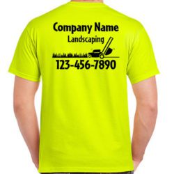 Personalized Landscaping Company Shirts | TshirtByDesign.com