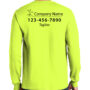 Long Sleeved Orange Landscaping Shirts